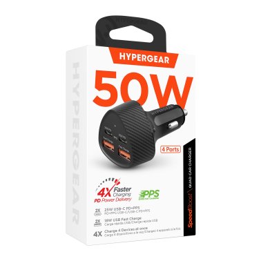 HyperGear SpeedBoost 50W Car Charger – Mobile Snap